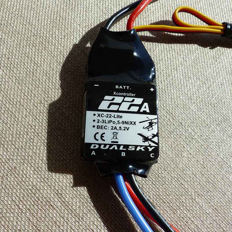 ESC Dualsky 22A Lite - Variateurs - Airtech